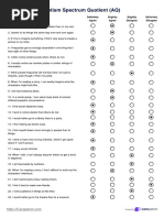 Child Autism Spectrum Quotient Scoring | PDF | Autism Spectrum ...