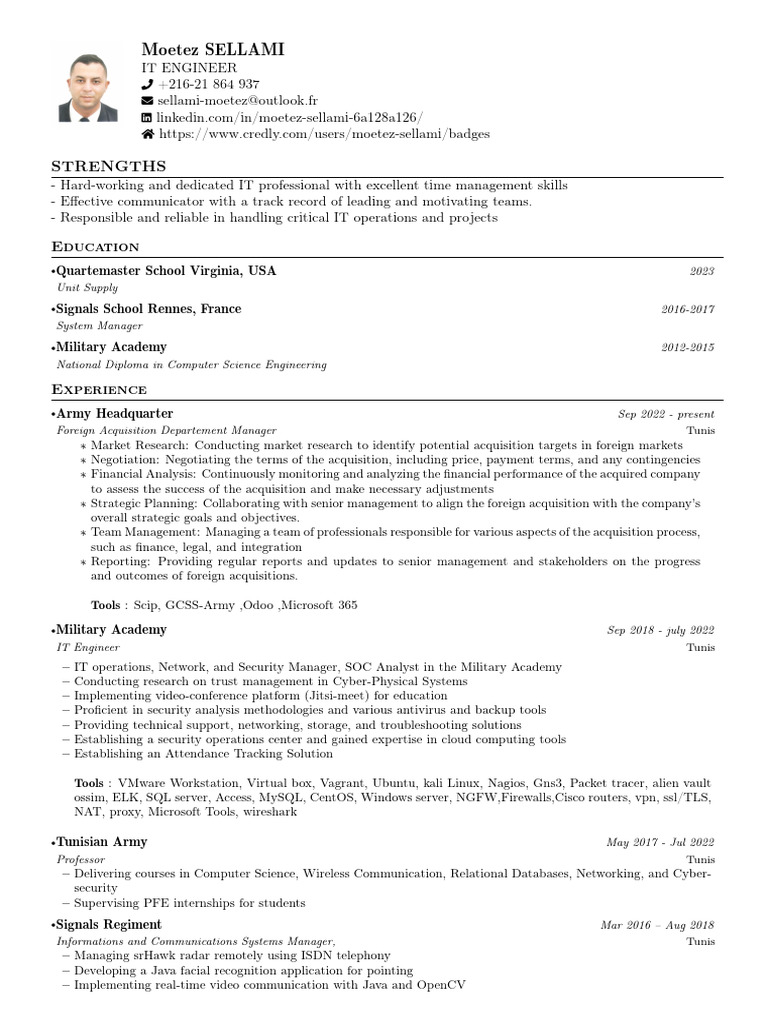 Moetez SELLAMI: Strengths | PDF | Computer Network | Router (Computing)