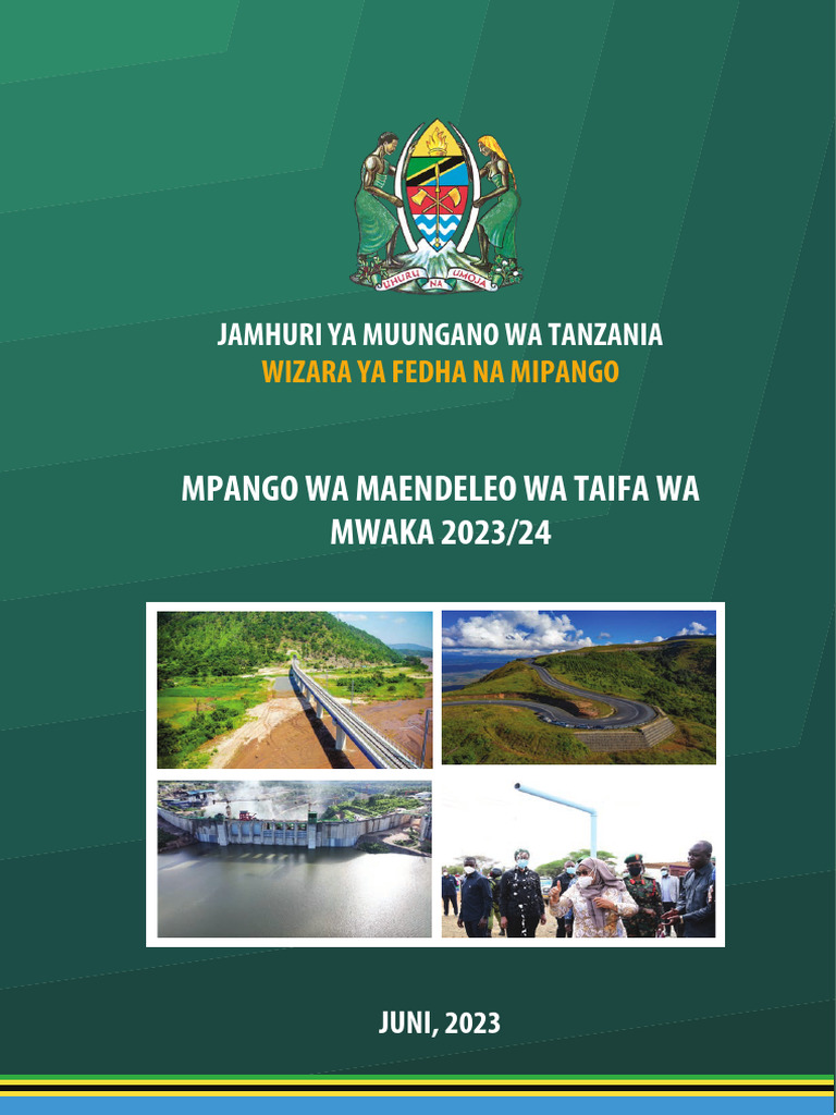 En-1690531912-Mpango Wa Maendeleo-2023-2024 | PDF | Tanzania ...