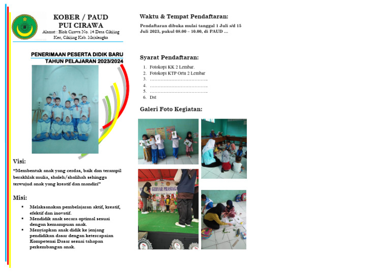 Brosur PPDB Kober 23 | PDF