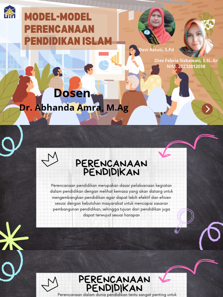 Model-Model Perencanaan Pendidikan Islam | PDF