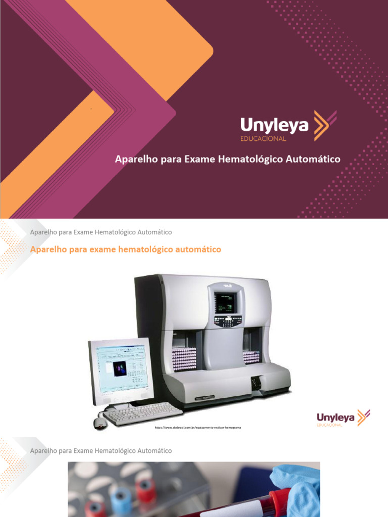 8. EDC - Aparelho para exame hematológico automático | PDF
