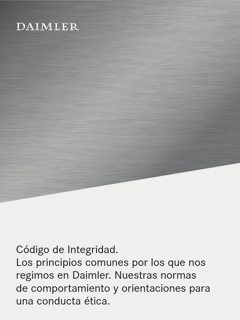 Codigo de Integridad MBArg | PDF | Business | Comportamiento