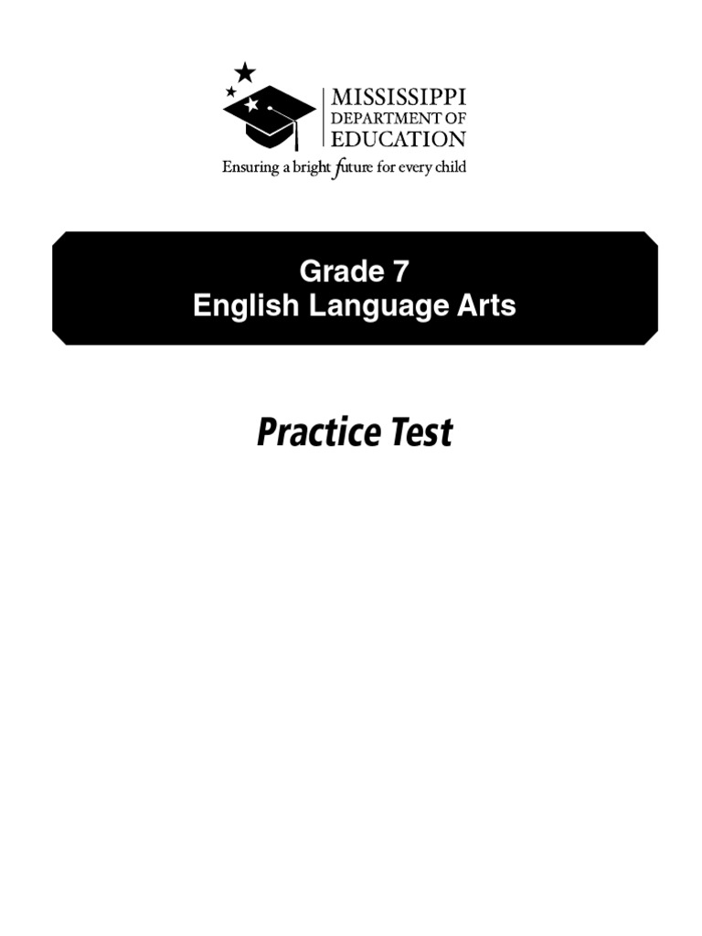 ELA Grade 7 Practice Test | PDF | Odor | Memory