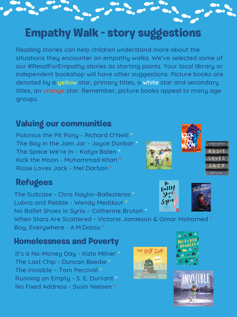 Empathy Walk - Story Suggestions | PDF