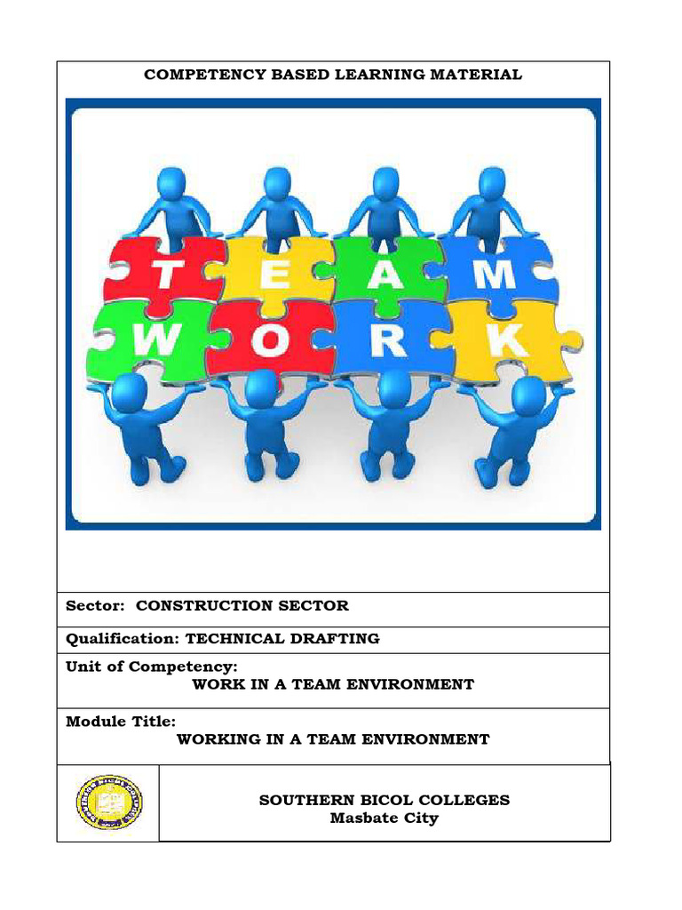 Basic CBLM WORK IN A TEAM ENVIRONMENT | PDF | Communication | Cognitive Science