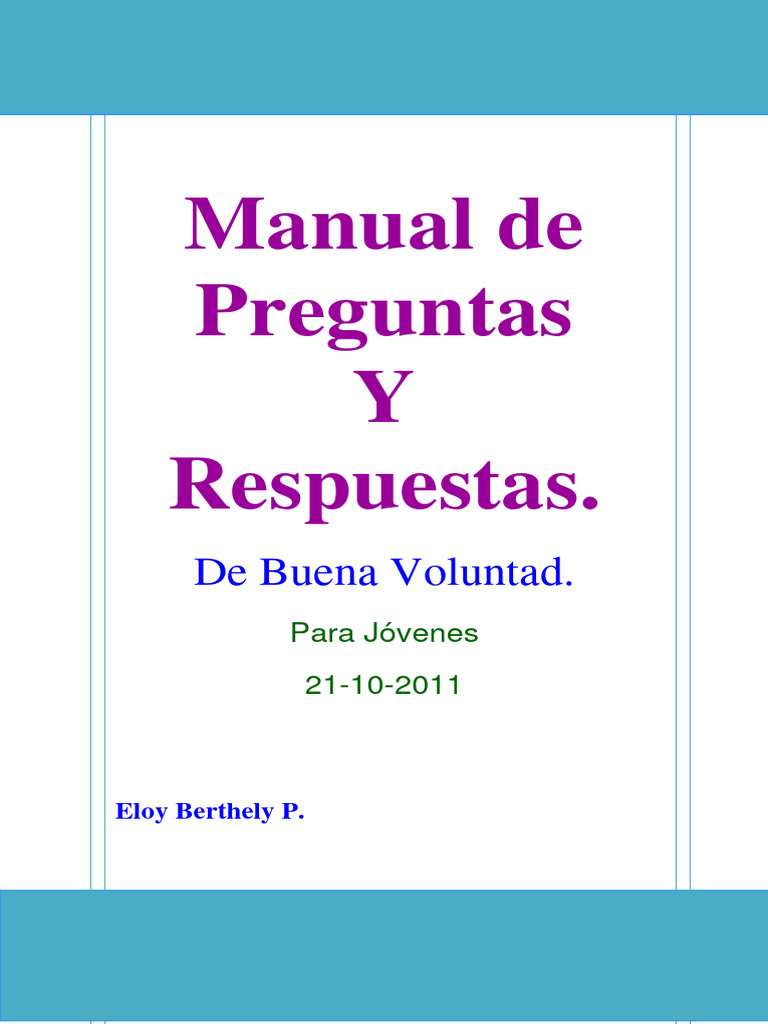 Manual de Preguntas y Respuestas | PDF | Violencia doméstica | Familia Manual de Preguntas y Respuestas | PDF | Violencia doméstica | Familia