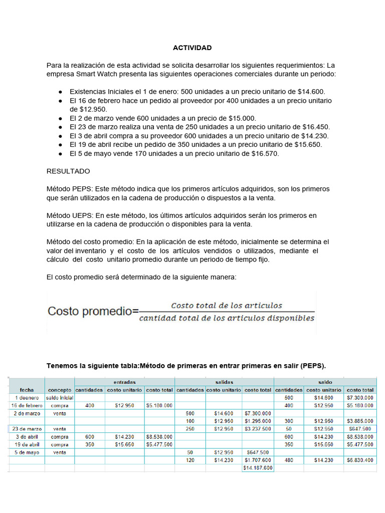 Actividad 2 - Evidencias - Estudio de Caso. Aplicación de Métodos de ...