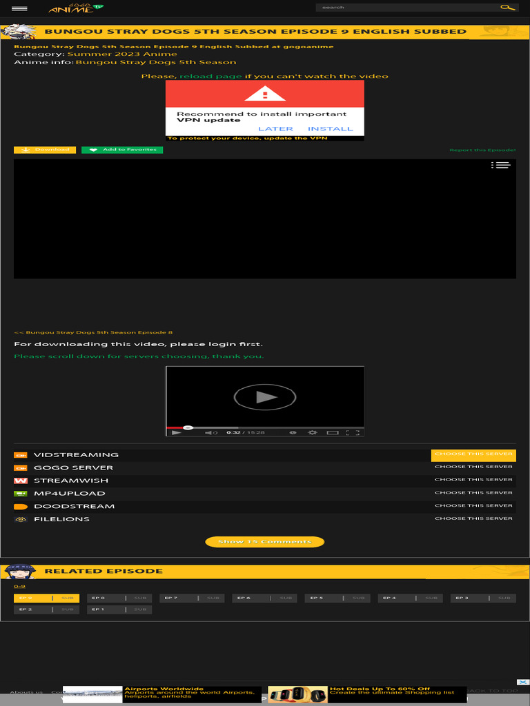 Watch Bungou Stray Dogs 5th Season Episode 9 English Subbed at ...