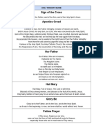 How to Pray the Rosary: A Guide | PDF | Rosary | Lord's Prayer