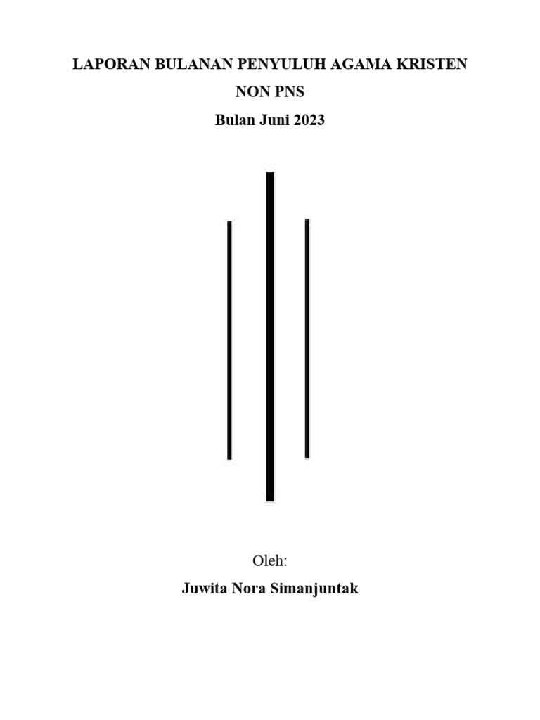 Format Laporan Penyuluh Agama Kristen-1 | PDF