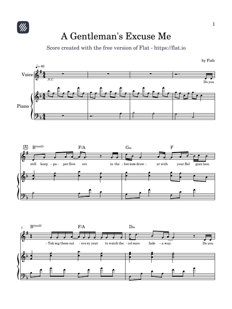 A Gentleman's Excuse Me | PDF