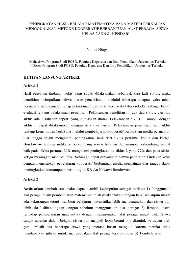 Tugas Kutipan Langsung Dan Kutipan Tidak Langsung | PDF | Karier & Perkembangan | Sains & Matematika