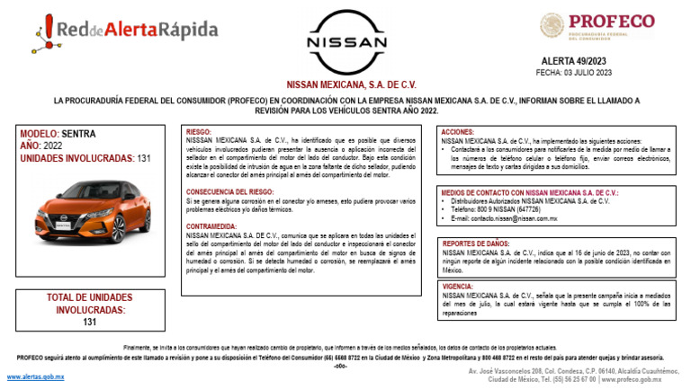 Alerta Rapida 49 Nissan | PDF Alerta Rapida 49 Nissan | PDF