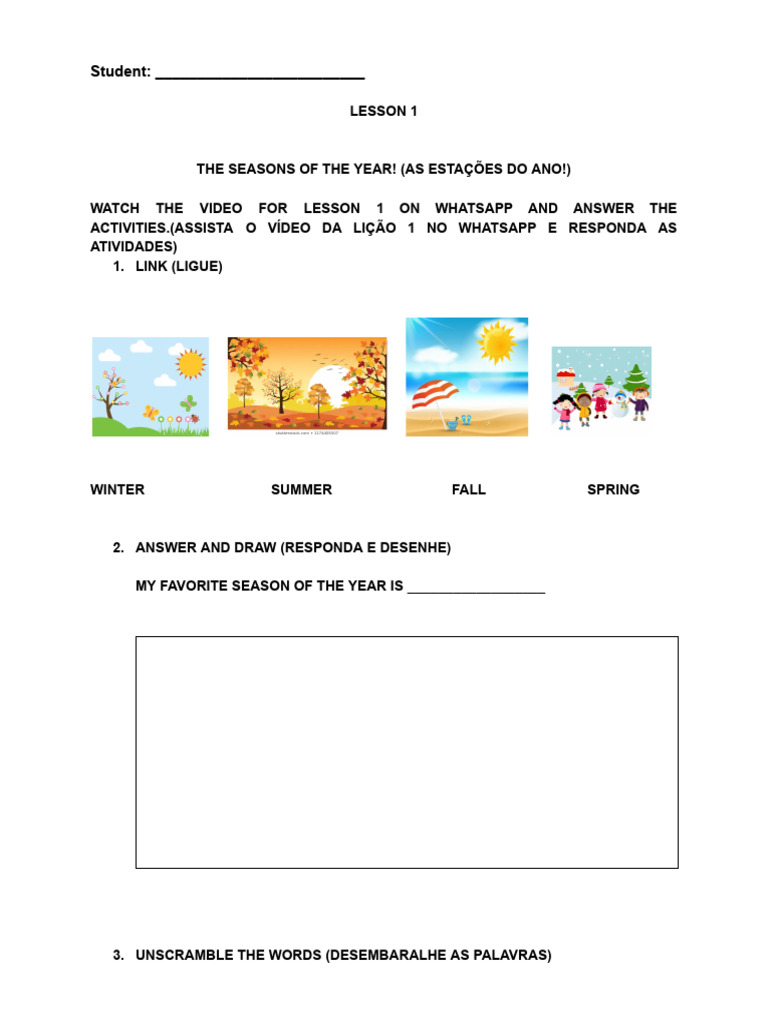 Seasons - Kids | PDF