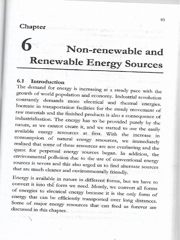 Renewable Energy Resources | PDF