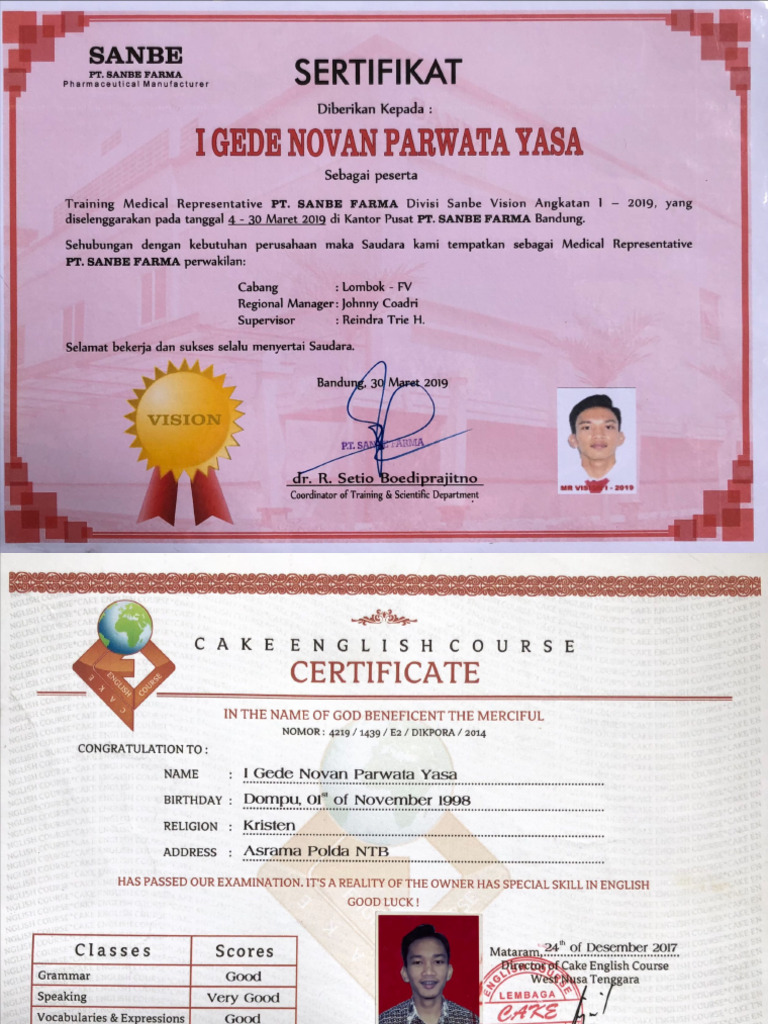 Scan Gabungan Sertifikat | PDF