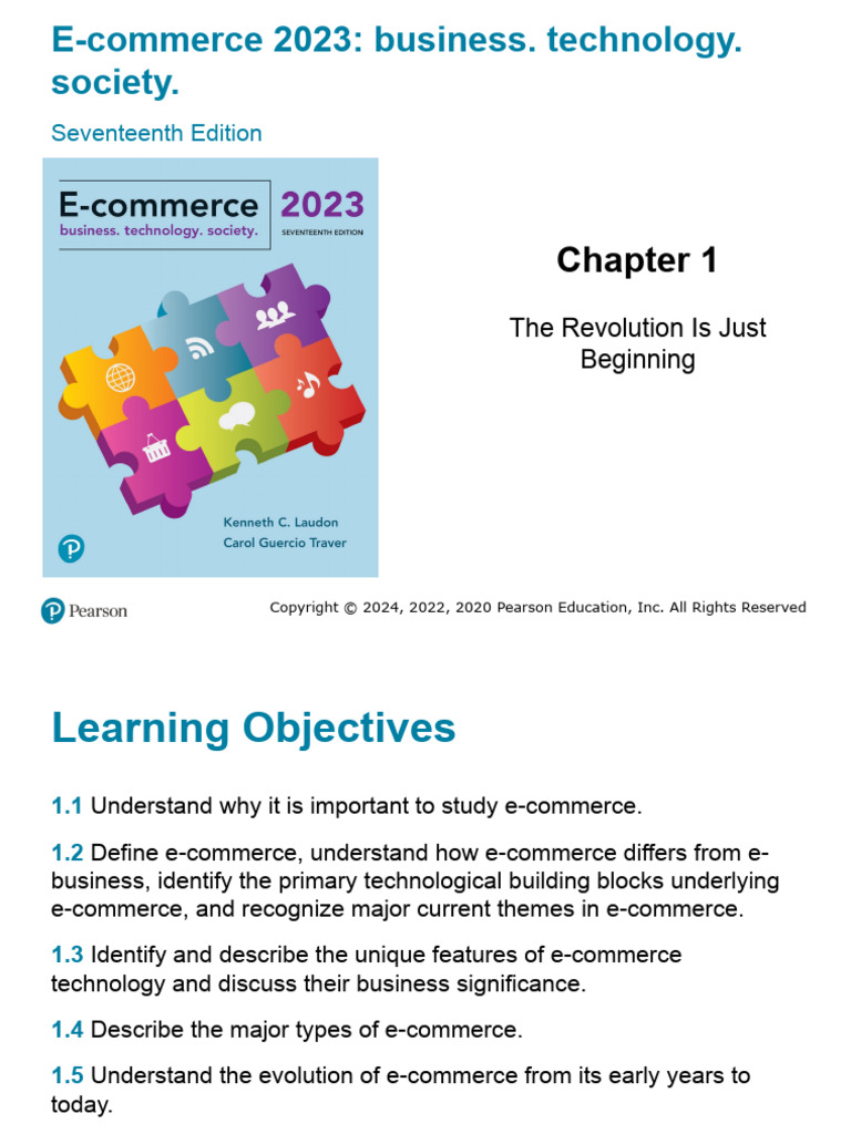 Laudon-Traver Ec17 PPT Ch01 Accessible | PDF | E Commerce | Mobile App