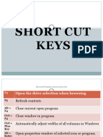 Computer Shortcut Keys List (A To Z) | PDF | Keyboard Shortcut ...