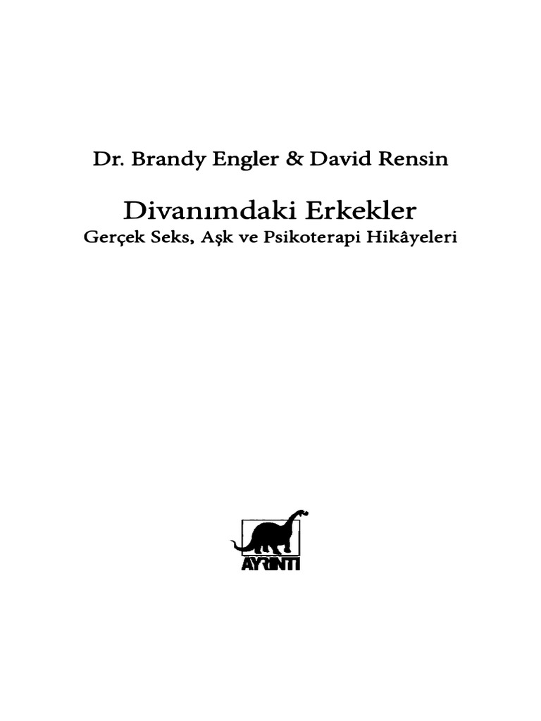 Brandy Engler - David Rensin Divanımdaki Erkekler Ayrıntı Yayınları - 1 ...