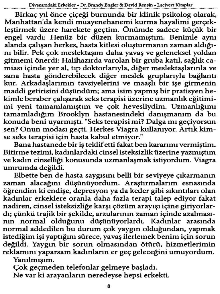 Brandy Engler - David Rensin Divanımdaki Erkekler Ayrıntı Yayınları - 1 ...