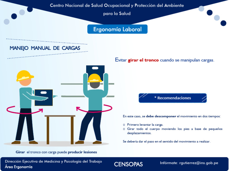 Manejo Manual de Cargas | PDF