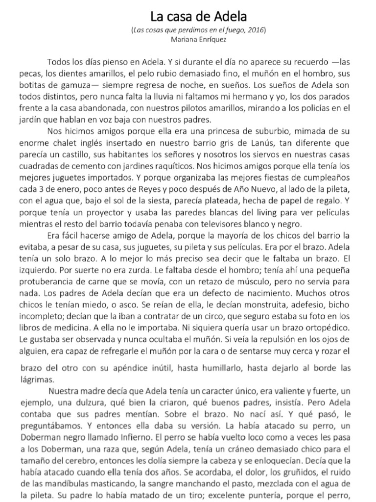 Casa de Adela PDF | PDF