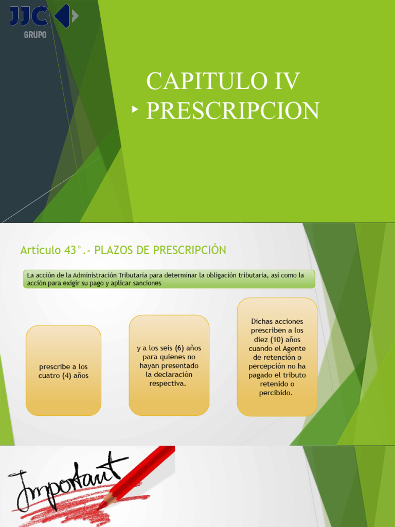 PRESCRIPCCION | PDF | Estatuto de limitaciones | Pagos
