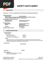 MB175 Markem Imaje MSDS | PDF | Toxicity | Dangerous Goods