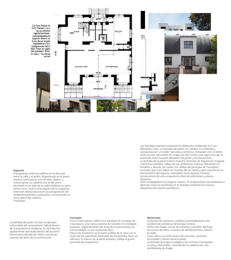 La Casa Steiner Fue Diseñada Por La Pintora | PDF | Ventana | Diseño arquitectonico