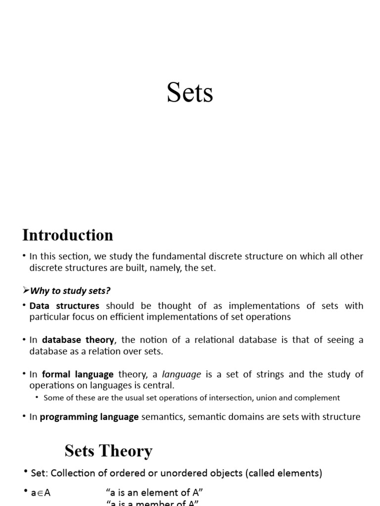 4 Sets | PDF | Empty Set | Set (Mathematics)