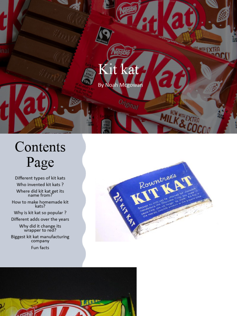 Kit Kats | PDF | Chocolate | Confectionery