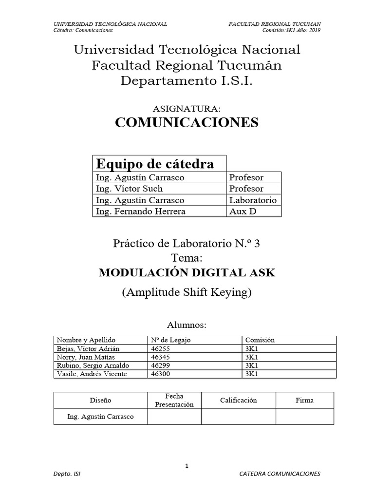 TP3 Comunicaciones | PDF | Modulación | Informática