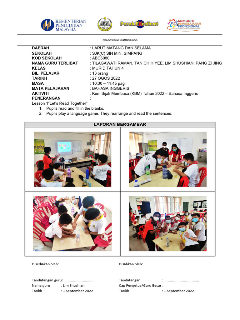 Pelaporan PLC KBM BI 2022 | PDF