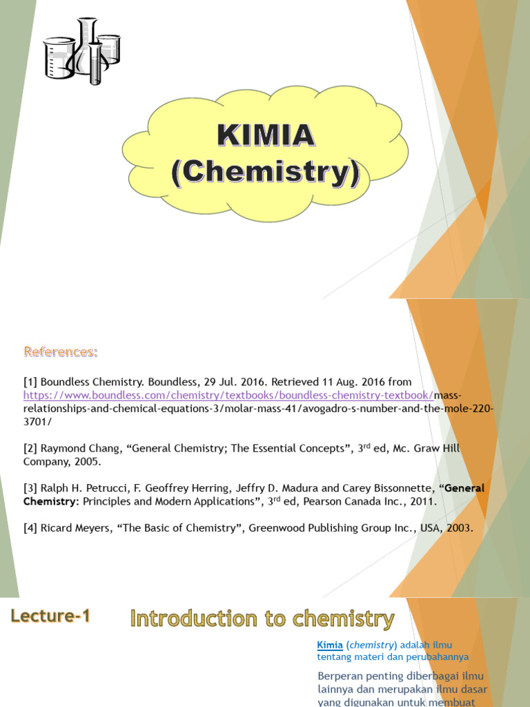 Lecture-1 (Introduction To Chemistry) | PDF