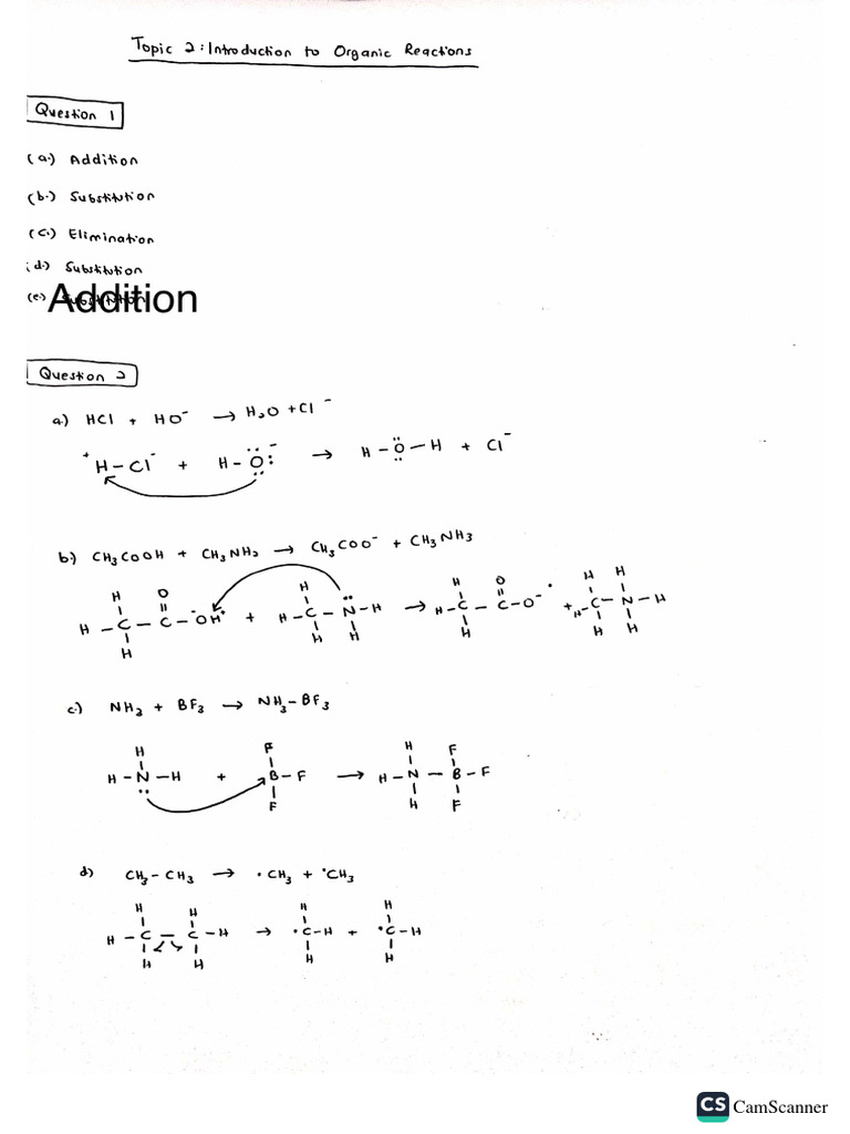 Answer Scheme Tutorial Chapter 2 - CHM125 | PDF