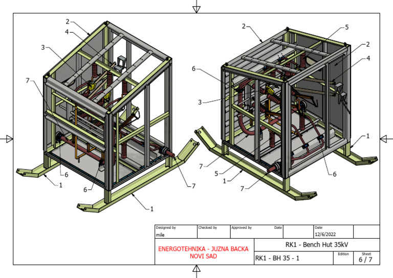 RK1 - Bench Hut 35kV Design Document | PDF
