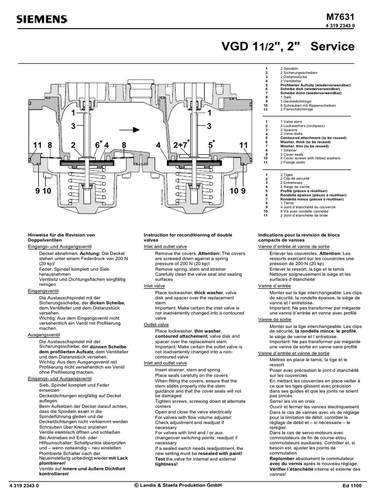 Manual de Servicio de La VGD | PDF