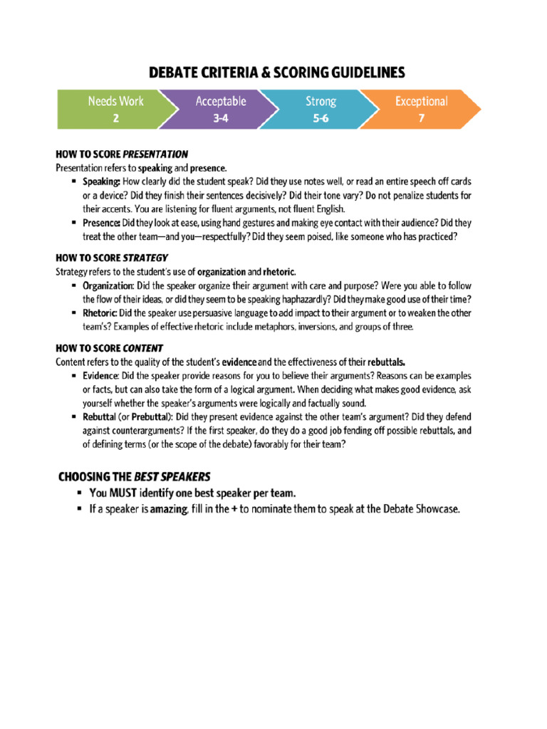 WSC Debate For Judge | PDF | Computers