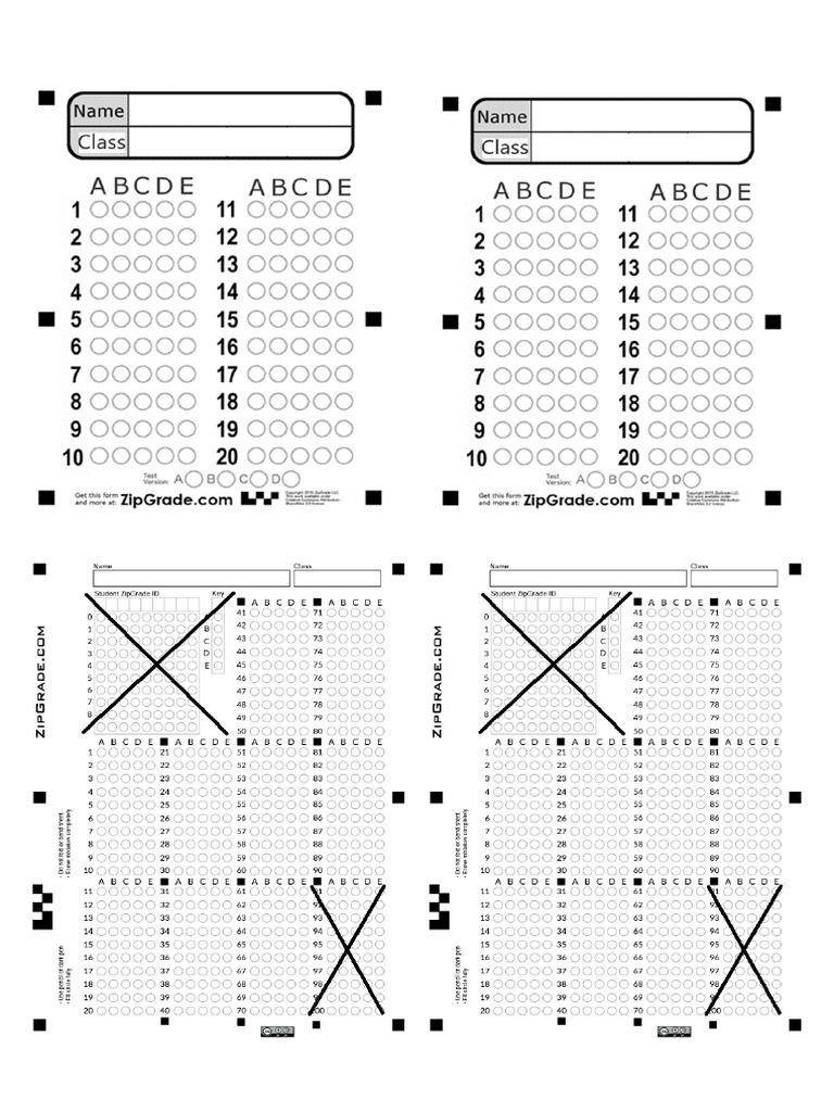 Diagnostic Test Answer Sheet Pdf