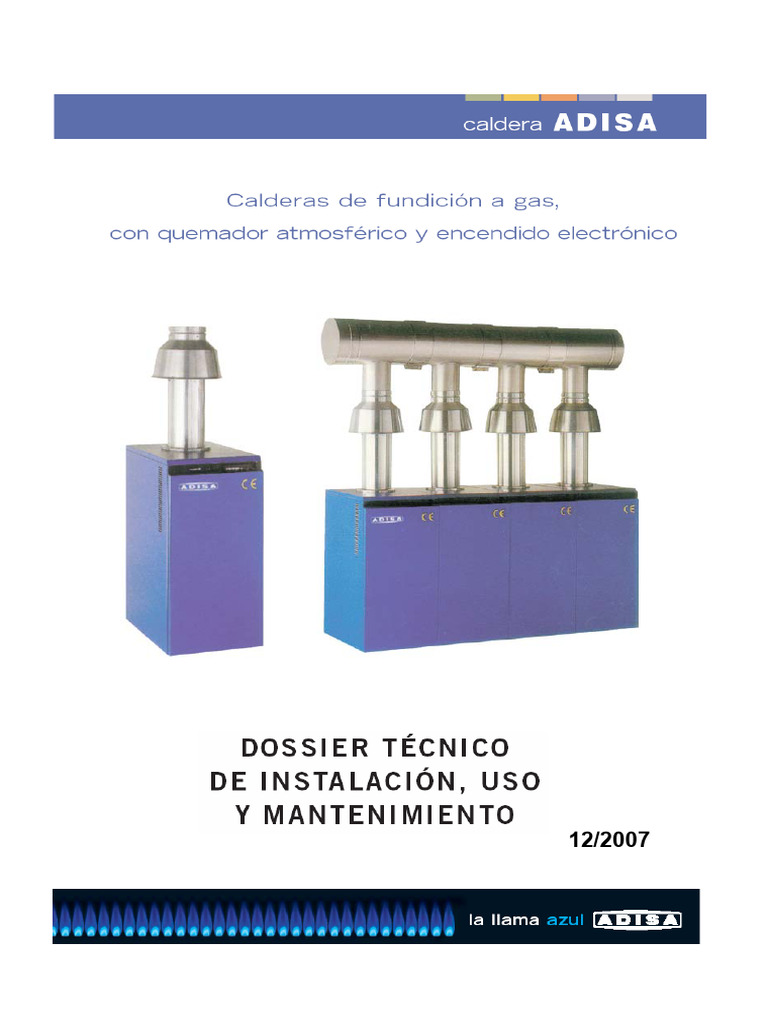 Esquema eléctrico Caldera ADISA E | PDF | Calor | Termostato