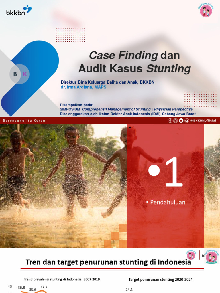 Case Finding Dan Audit Kasus Stunting - Dr. Irma | PDF
