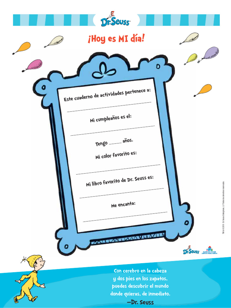 Oh The Places Youll Go Spanish Actvities | PDF