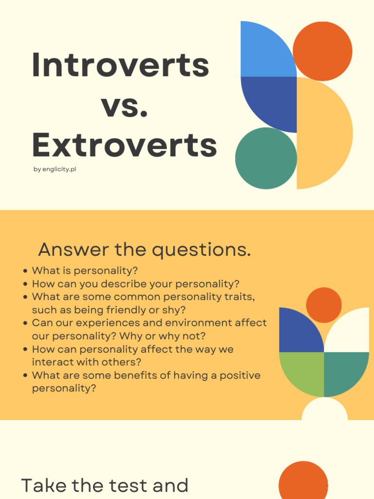 Introverts Extroverts | PDF | Extraversion And Introversion | Cognition
