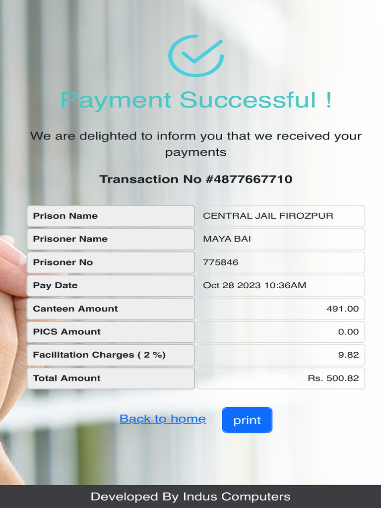 Payment Confirmation for Maya Bai | PDF
