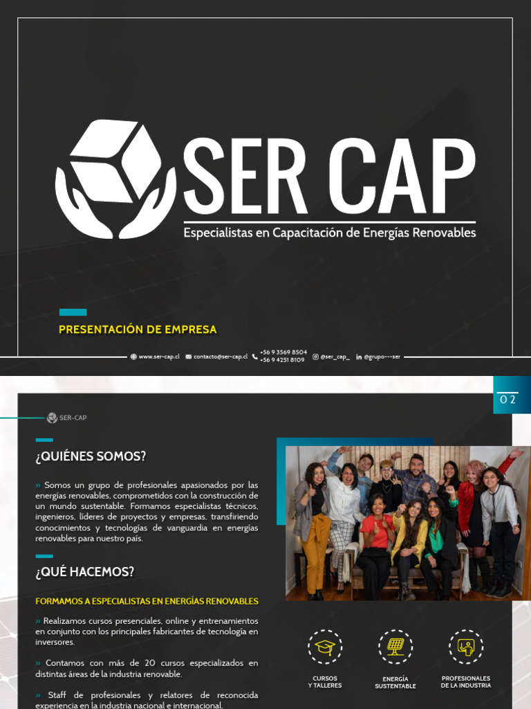 Presentacion Ser Cap | PDF | Fotovoltaica | Energía solar