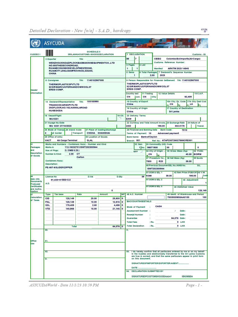 Thermo Plastics Cusdec | PDF | Economies | Business