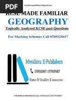 Ogoti - MAPWORK NOTES | PDF | Valley | Contour Line