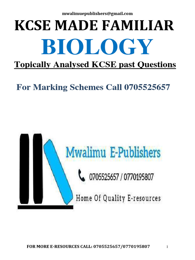 Biology Made Familiar | PDF | Blood | Photosynthesis