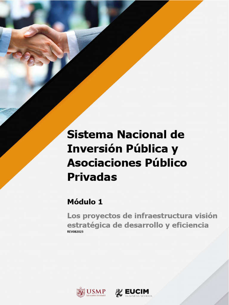 Mgpsnipapp202309 Mod1 | PDF | Infraestructura | Mercado (economía)